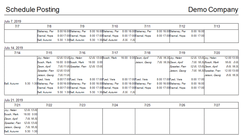Comprehensive Time & Attendance Reporting Capability Built-in