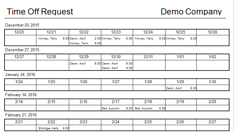 Comprehensive Time & Attendance Reporting Capability Built-in