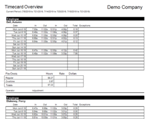 Comprehensive Time & Attendance Reporting Capability Built-in